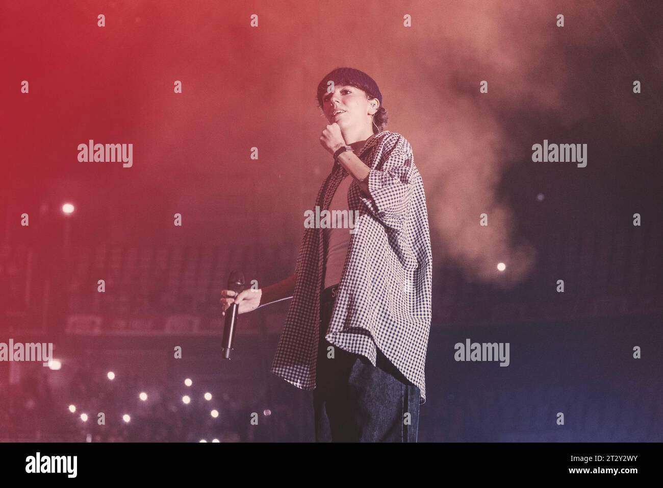 Rome, Italy. 21st Oct, 2023. Singer Arianna Del Giaccio, better known ...