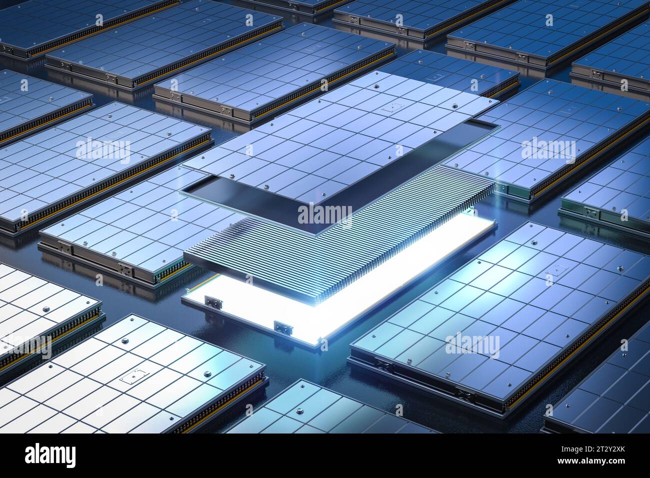 3d rendering electric vehicle batteries in a row or pack of lithium-ion ...