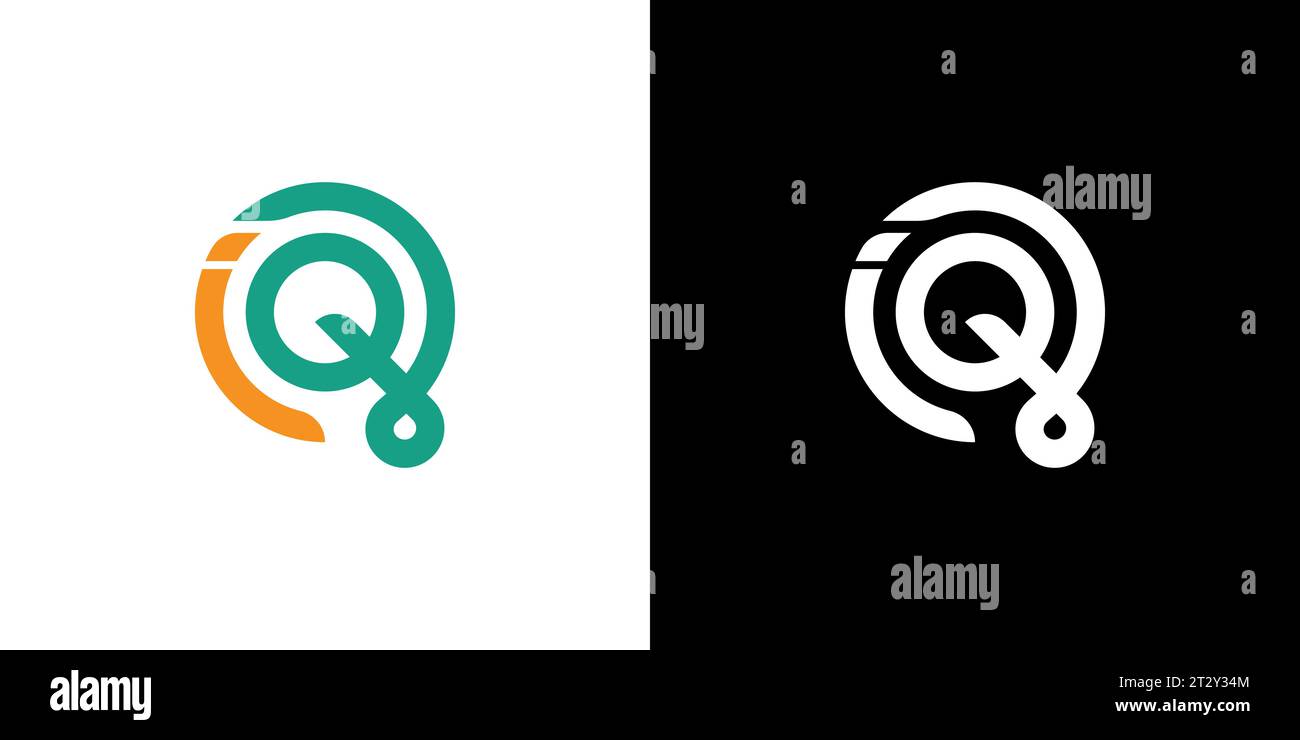 iQ logo, iQ monogram, initials iQ icon, letter iQ logo, icon, vector ...