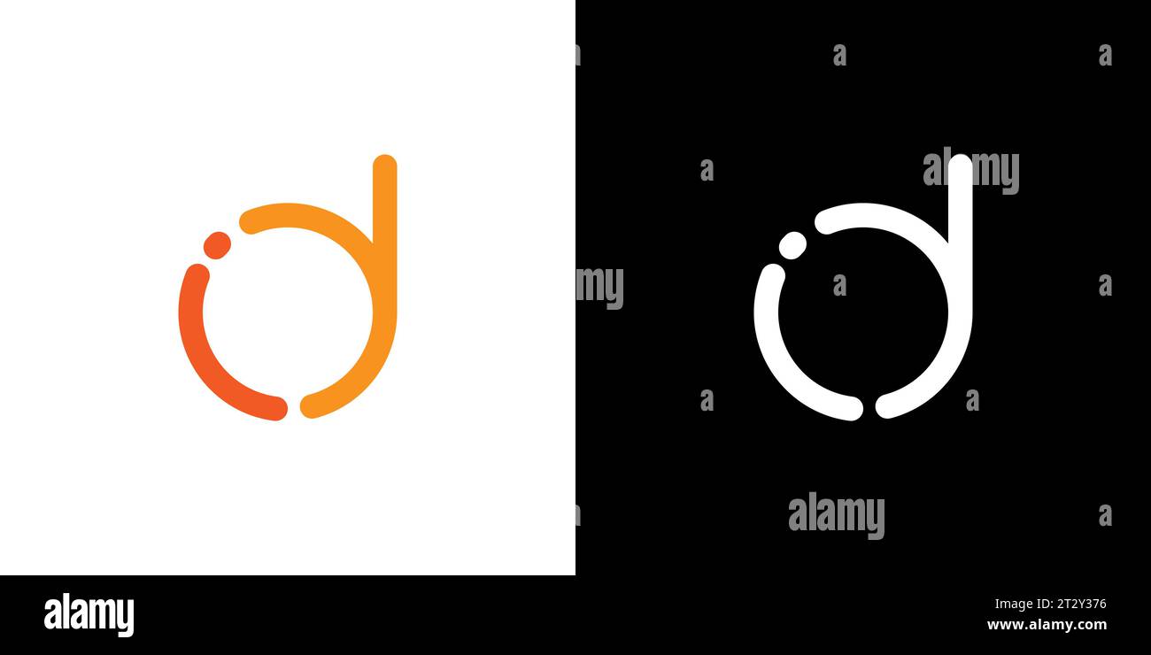 id logo, id monogram, initials di icon, letter di logo, icon, vector Stock Vector Image & Art ...