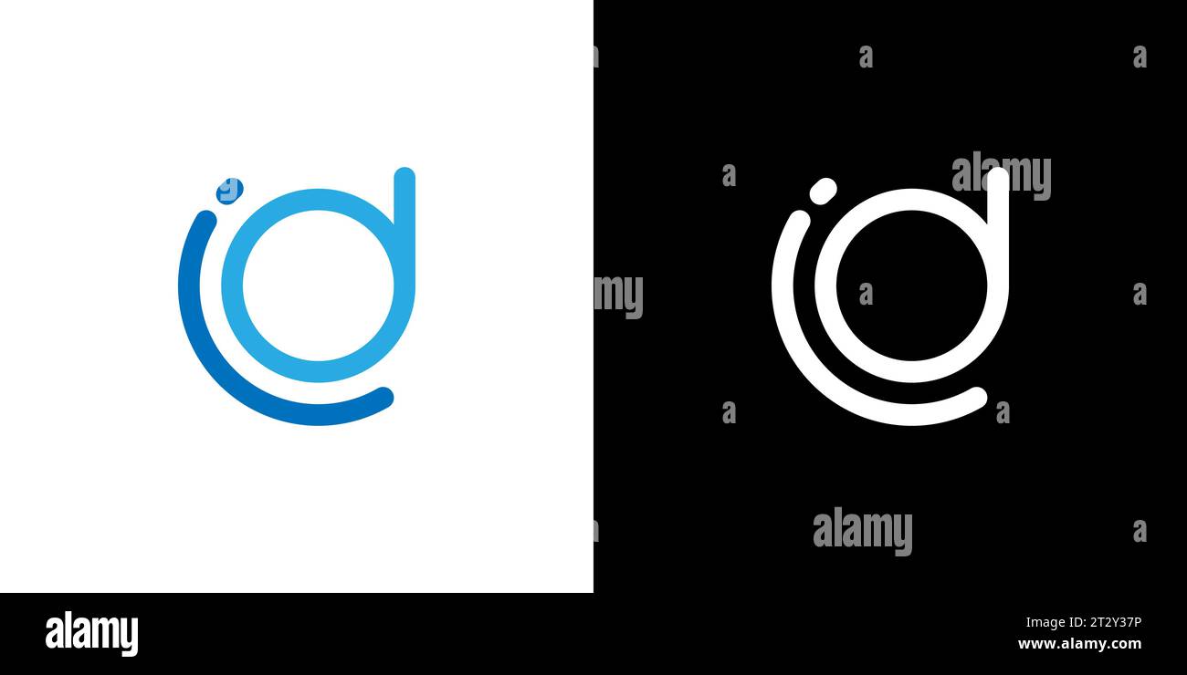 id logo, id monogram, initials id icon, letter id logo, icon, vector ...
