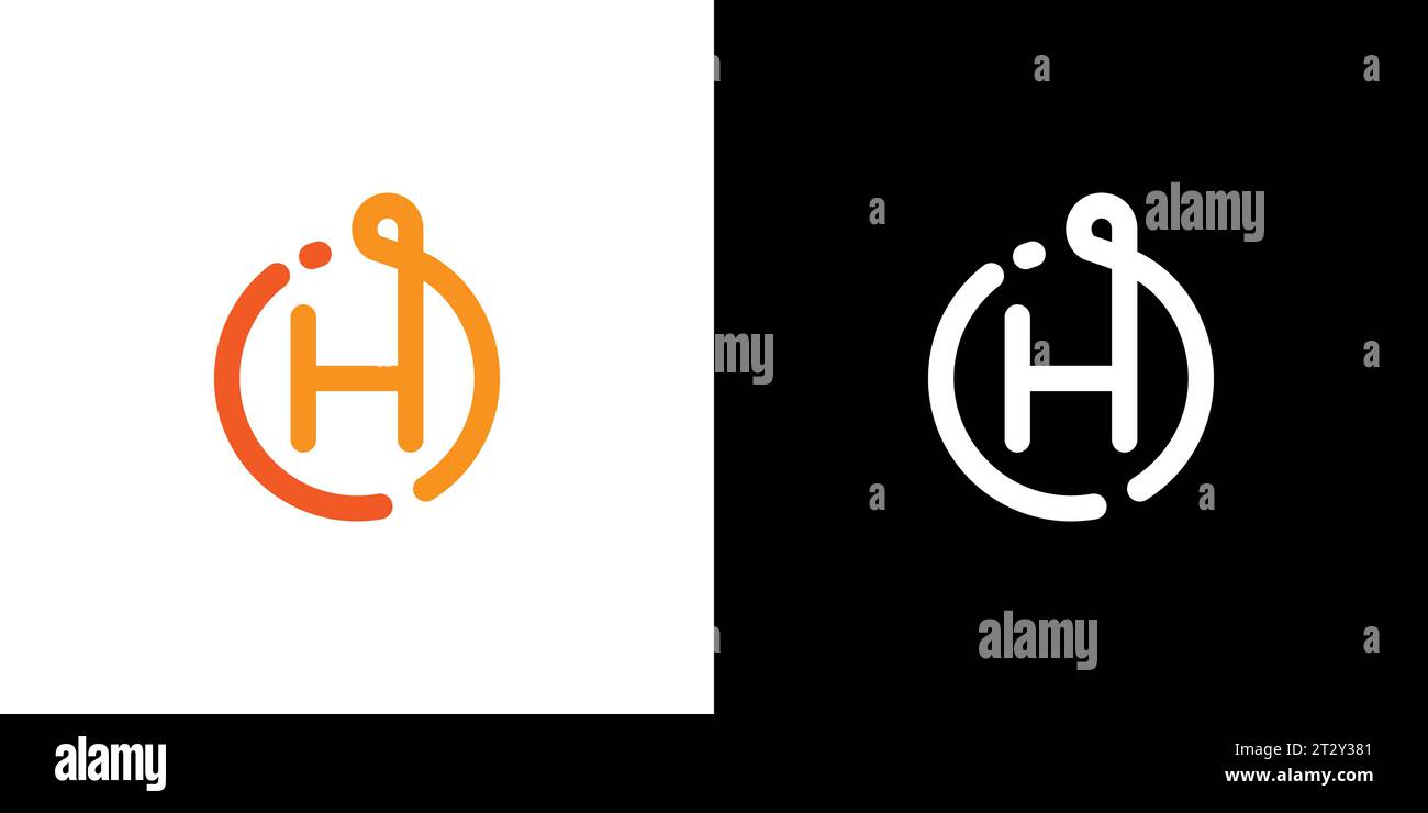 iH logo, iH monogram, initials iH icon, letter iH logo, icon, vector ...