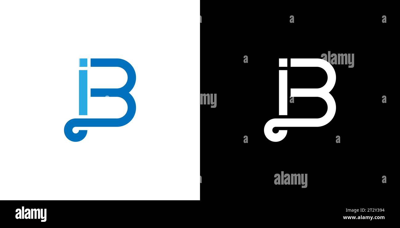 iB logo, iB monogram, initials iB icon, letter iB logo, icon, vector ...