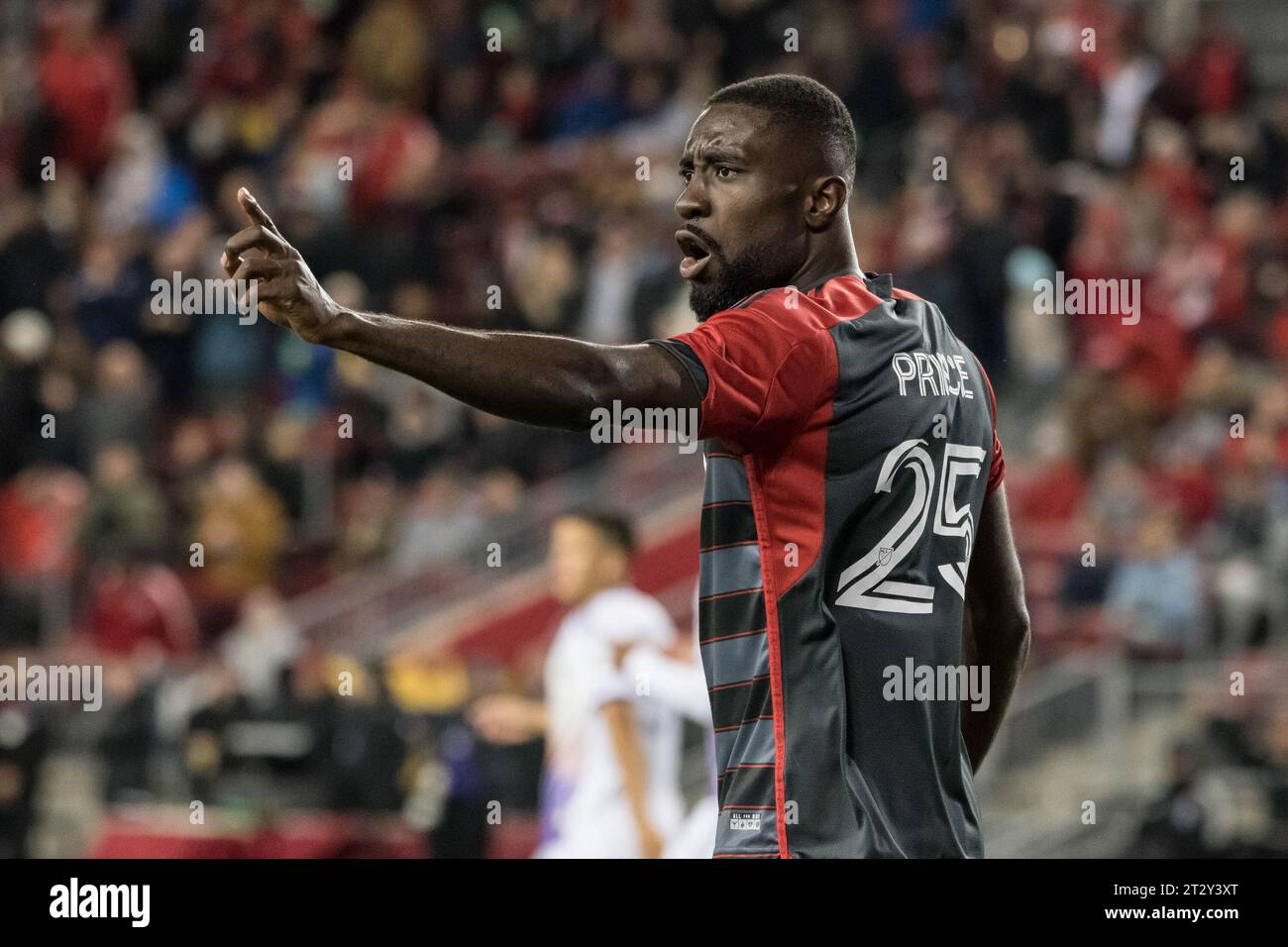 Toronto, Canada. 21st Oct, 2023. Prince Osei Owusu #25 seen in action ...