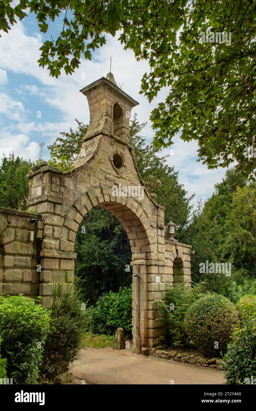 Entrance to Guys Cliffe House, Warwick, Warwickshire, England Stock ...