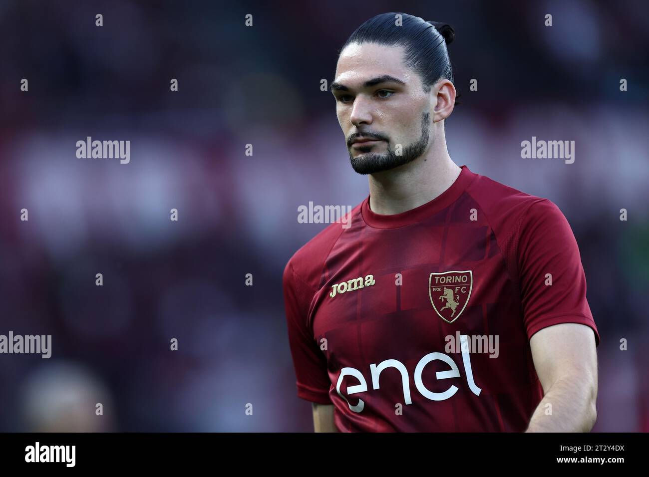 Torino, Italy. 21st Oct, 2023. Saba Sazonov of Torino Fc during warm up ...