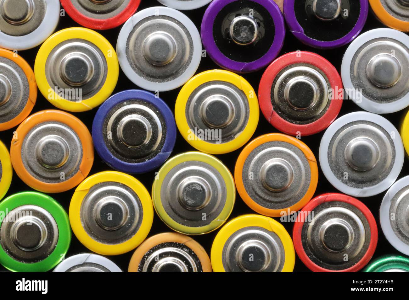 Aa batteries texture background hi-res stock photography and images - Alamy