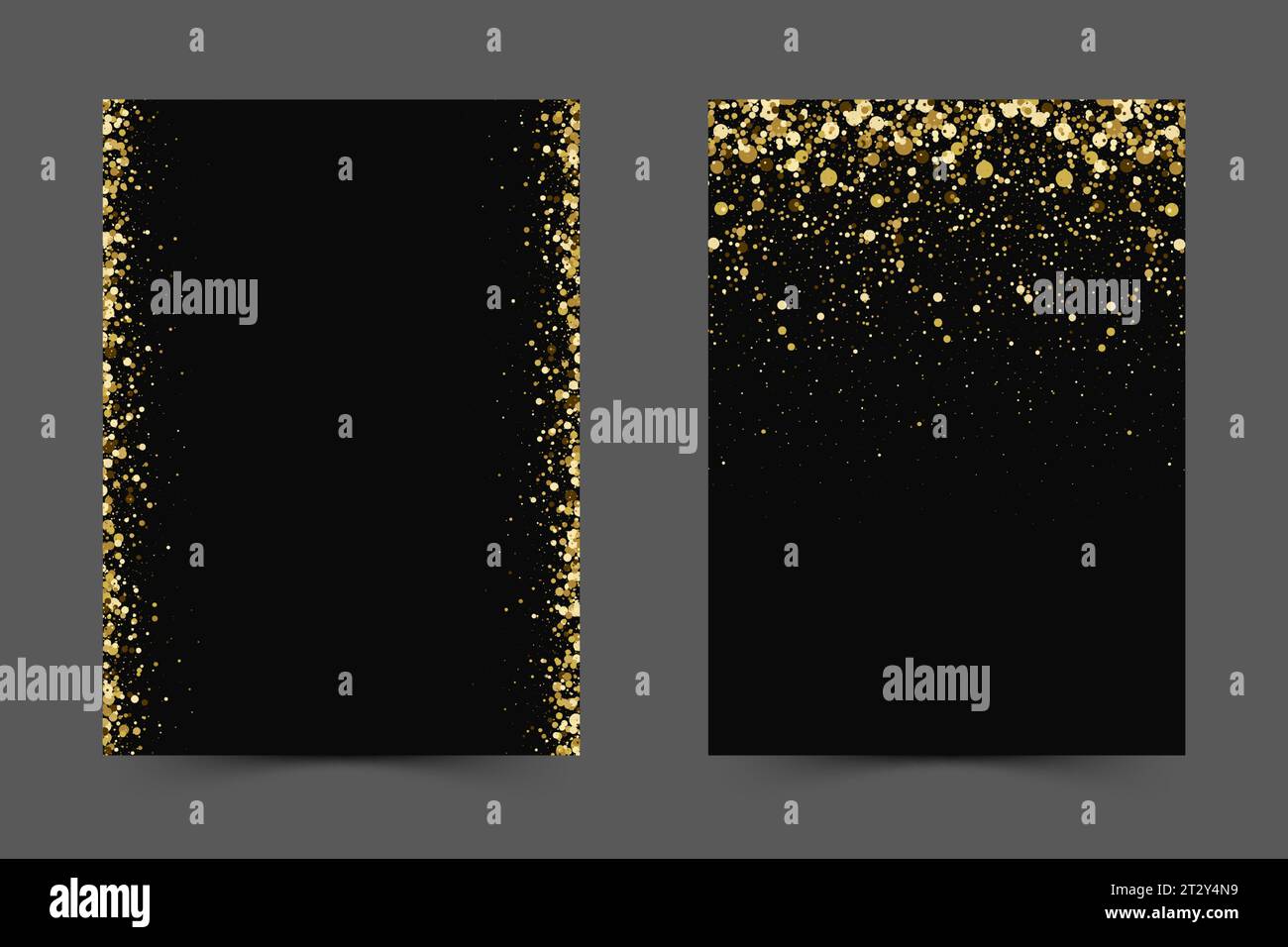 Black backgrounds with gold glitter. Premium glitter decorative holiday ...