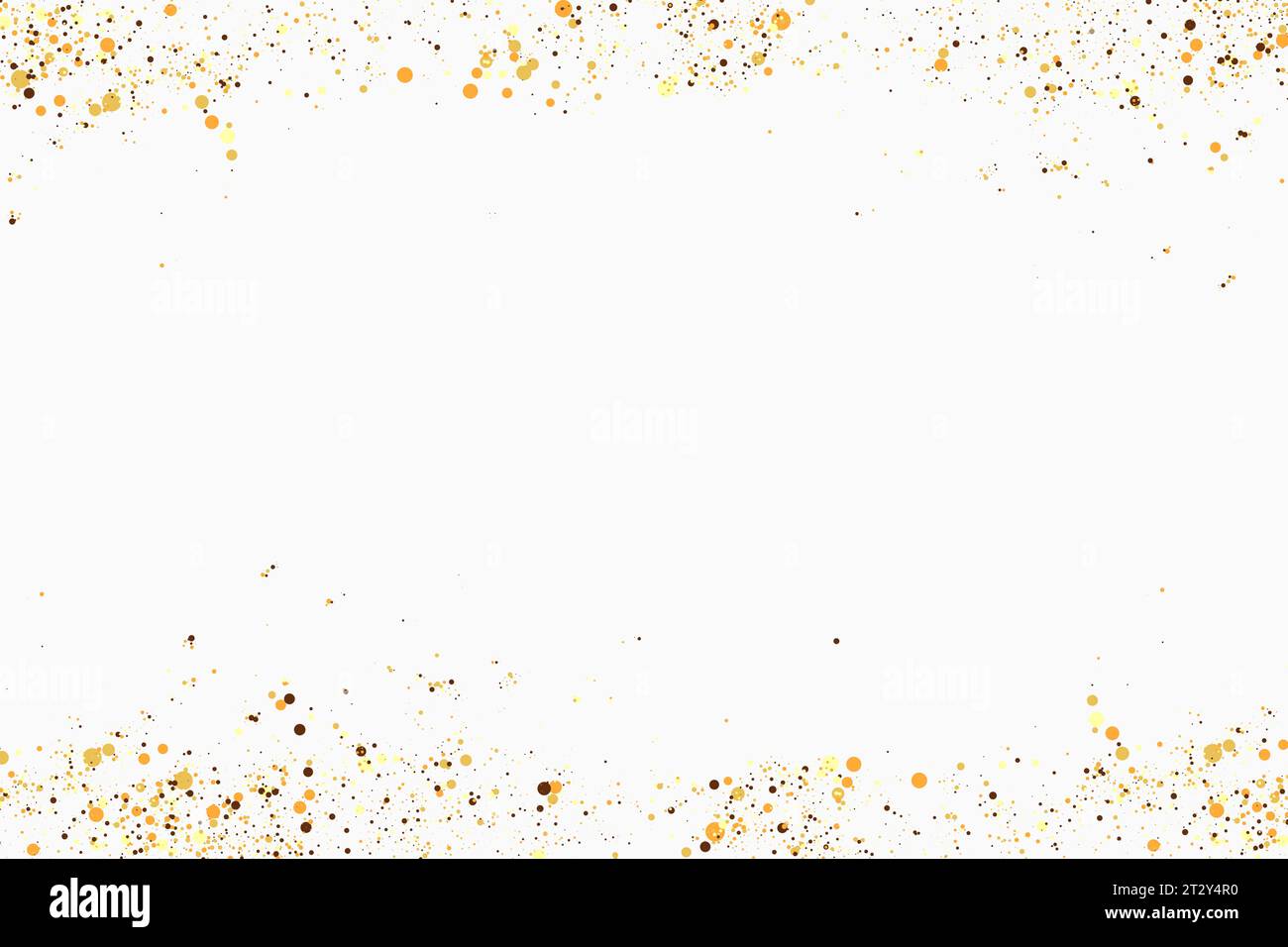 Gold glitter texture on a white background. Golden dots background ...