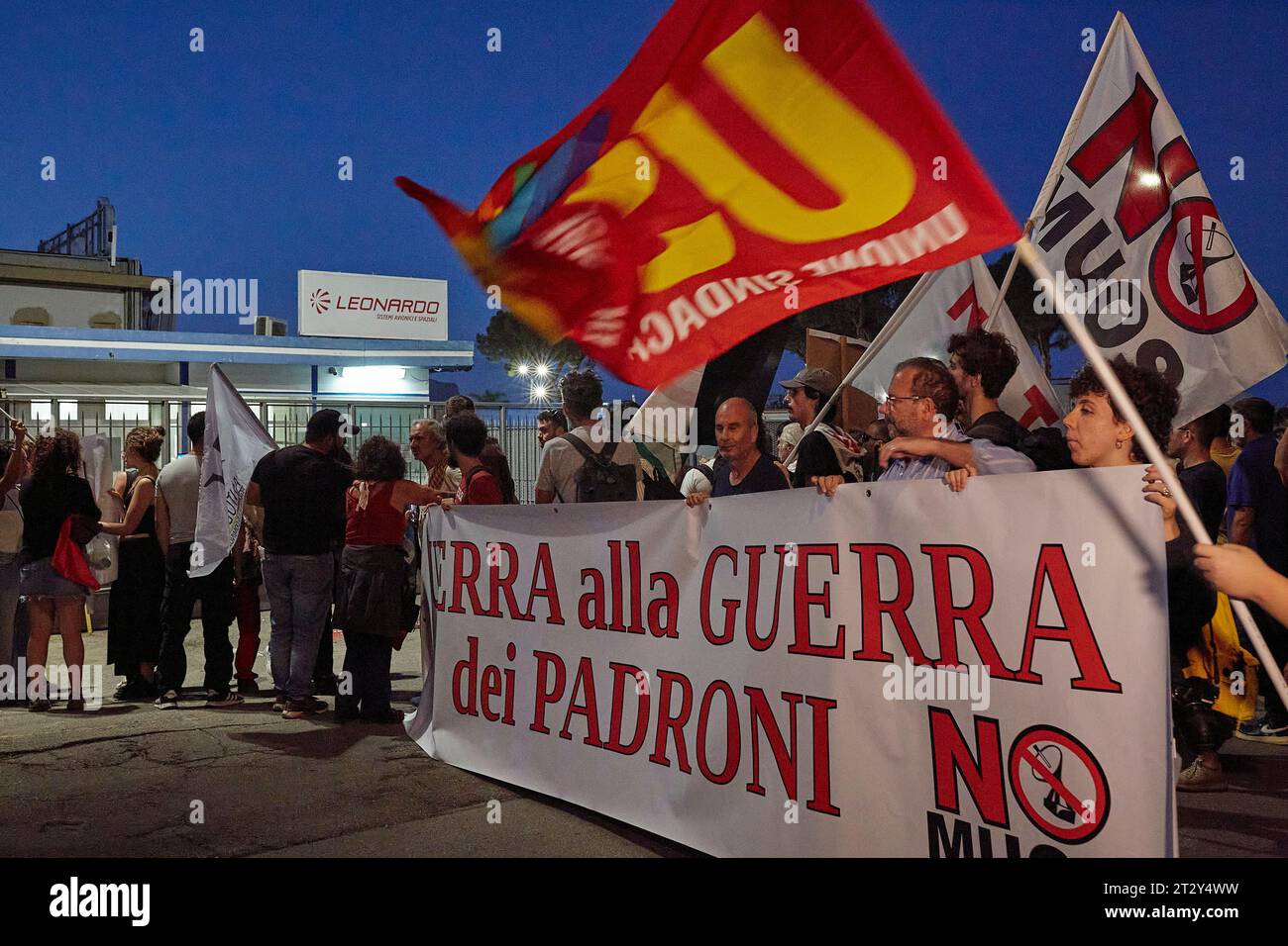 Palermo, Sicily, Italy. 21st Oct, 2023. Procession organized by the No ...