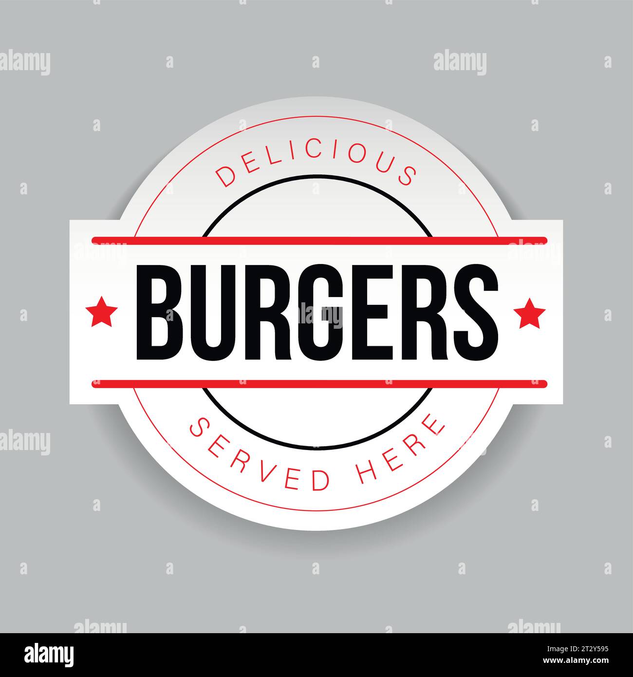 Delicious burgers Stock Vector Images - Alamy
