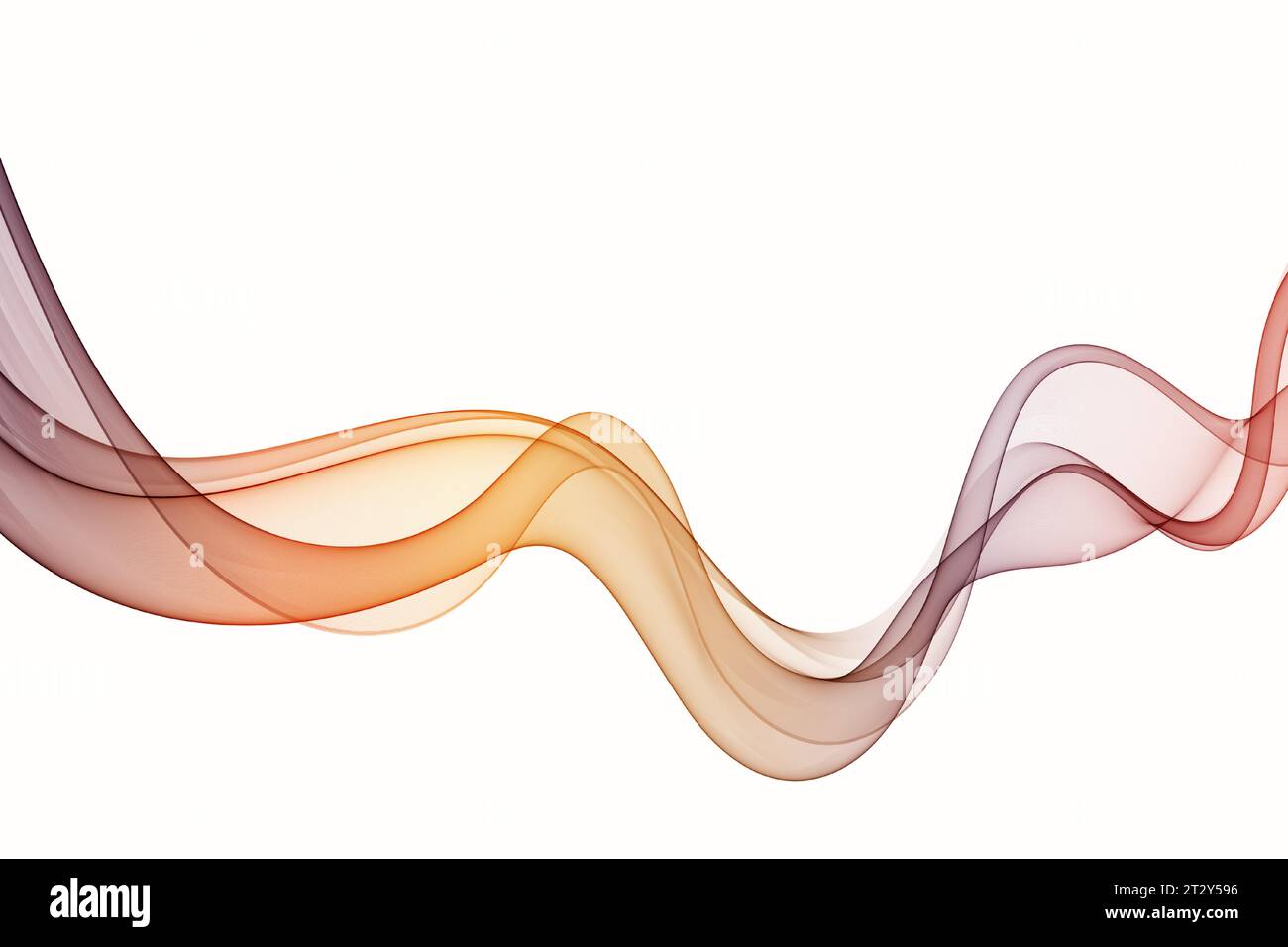 Modern colorful abstract wave flow poster. Waveform on a white ...