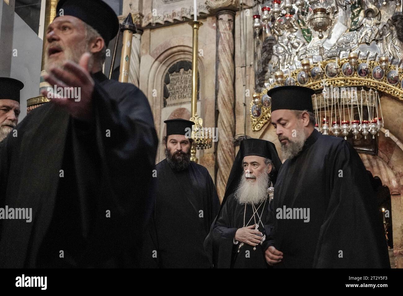 Jerusalem, Israel. 22nd October, 2023. Greek Orthodox Patriarch of ...