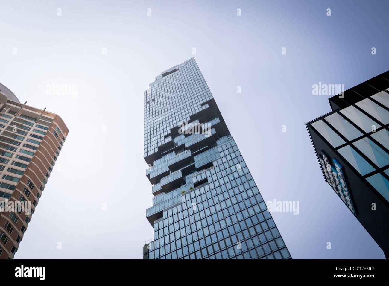 The King Power Mahanakhon skyscraper formerly known as Mahanakhon in ...