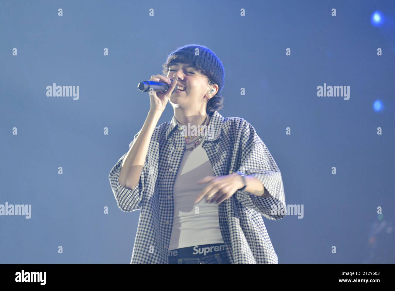 Ariete, stage name of Arianna Del Giaccio, performs during the live ...