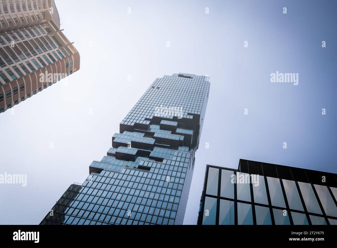 The King Power Mahanakhon skyscraper formerly known as Mahanakhon in ...