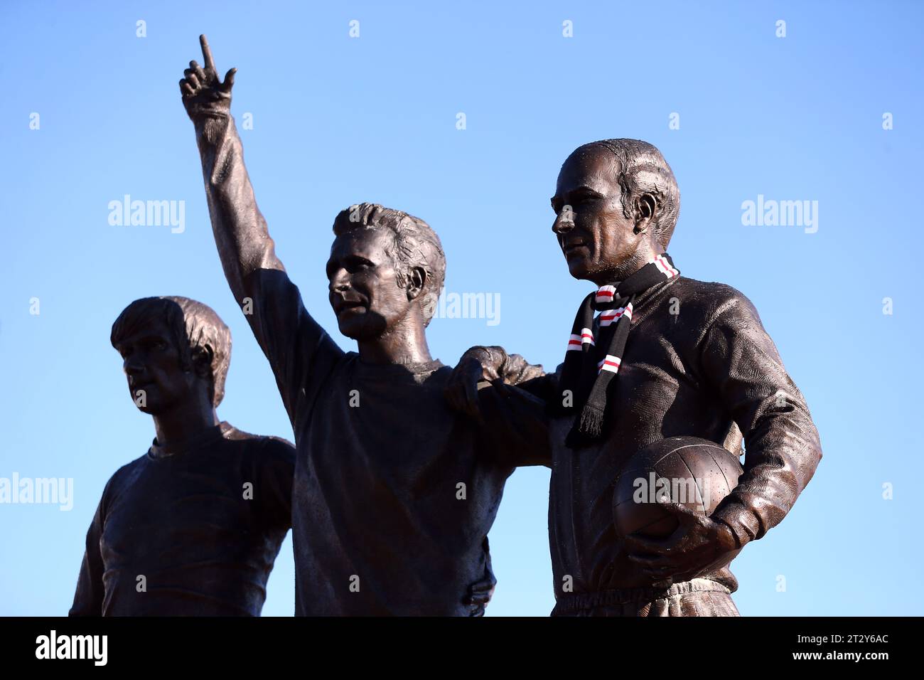 The United Trinity statue of George Best, Denis Law and Sir Bobby ... The United Trinity statue of George Best, Denis Law and Sir Bobby ...