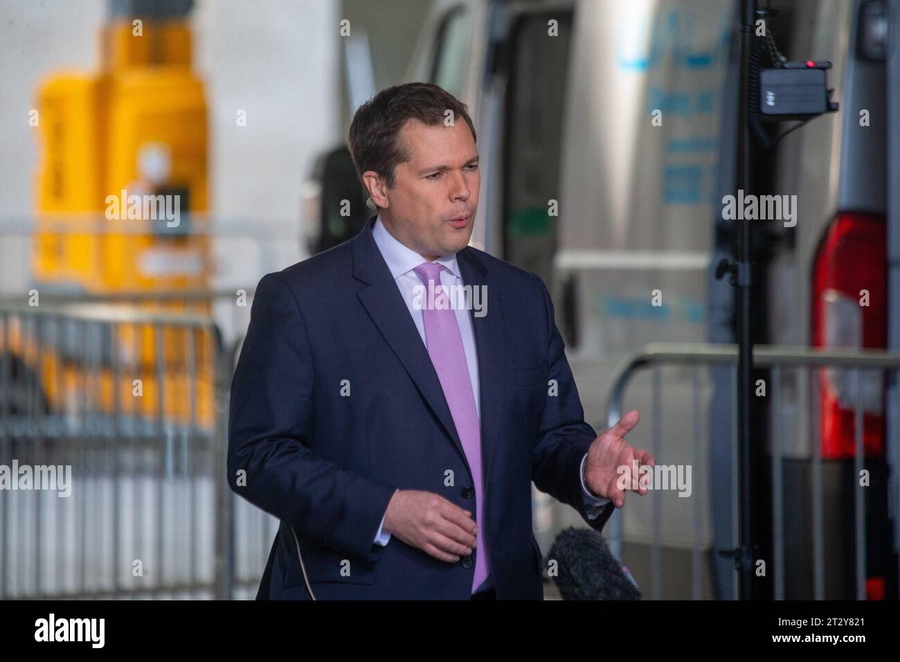 London, England, UK. 22nd Oct, 2023. Minister for Immigration ROBERT ...