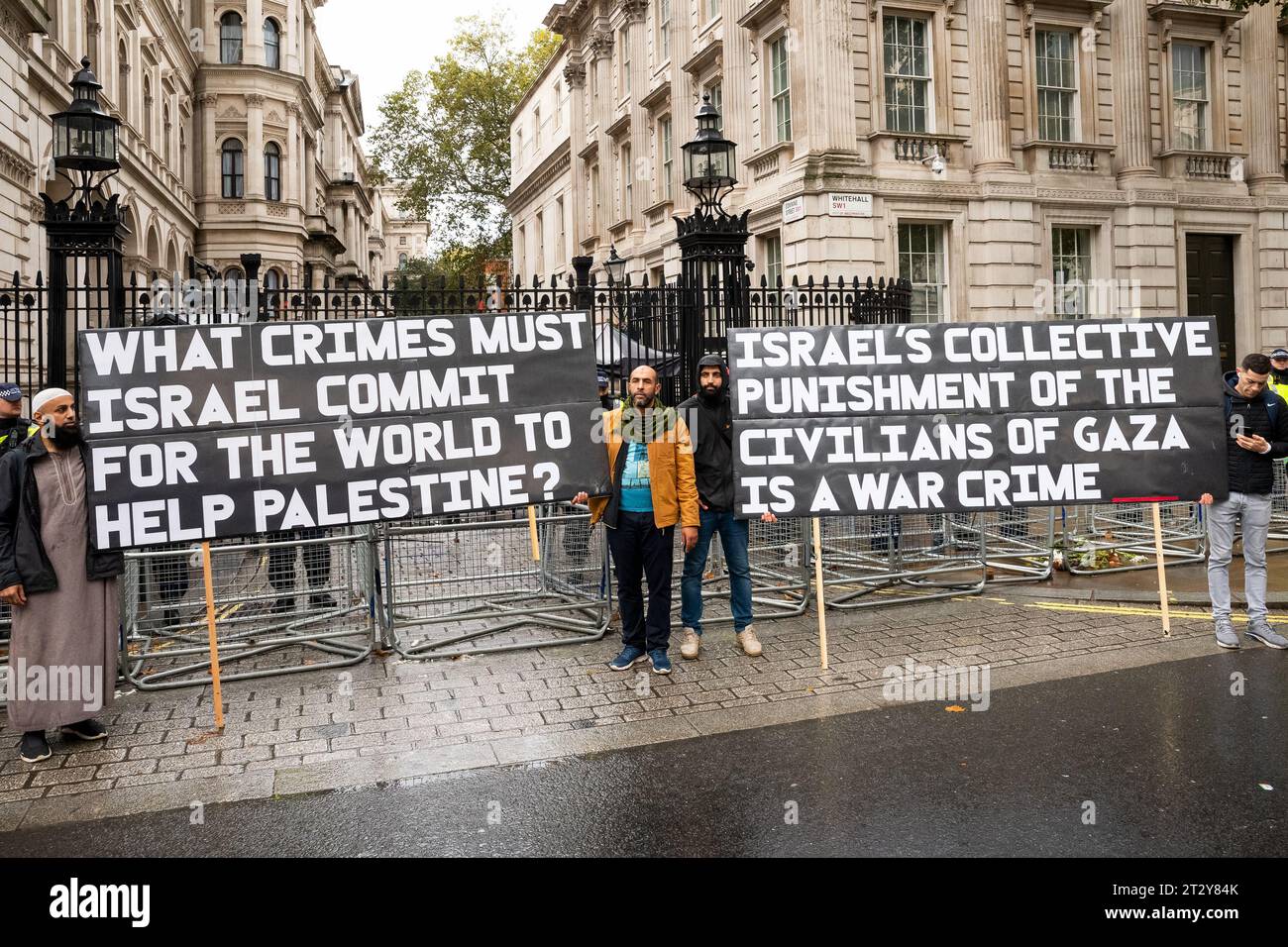 London, UK. 21st October 2023. National March for Gaza, stop the war on ...