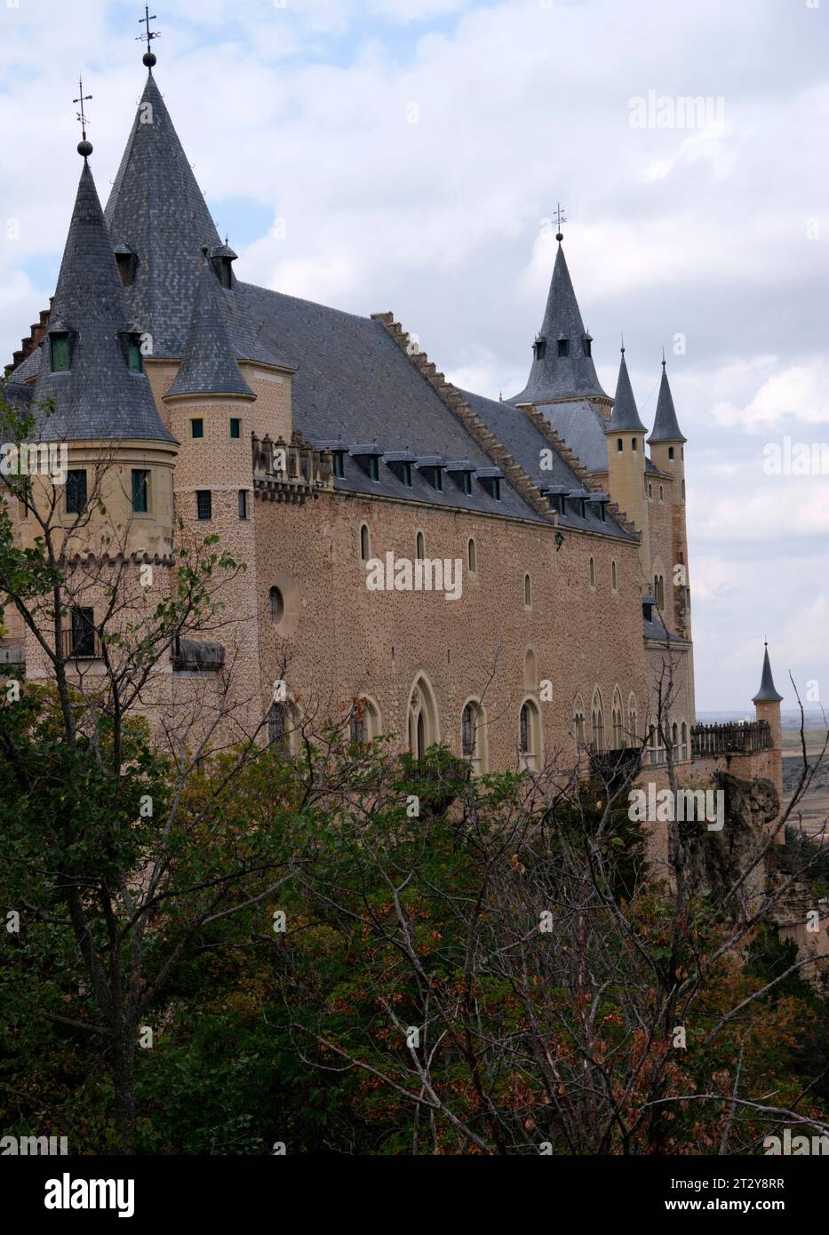 The Alcazar of Segovia is a medieval castle located in the city of ...