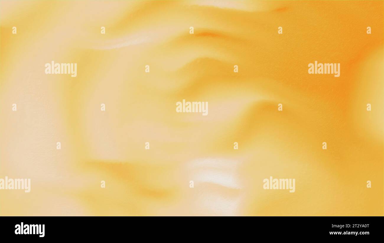 Yellow and red spread paint. Motion. Light highlights made in computer ...