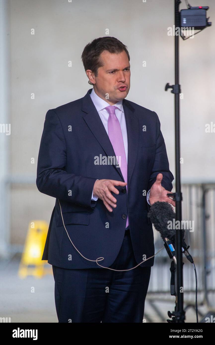 London, England, UK. 22nd Oct, 2023. Minister for Immigration ROBERT ...