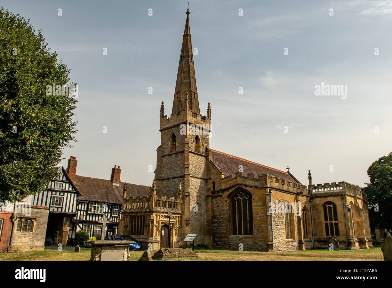 All Saints Parish Church, Evesham, Worcestershire, England Stock Photo ...