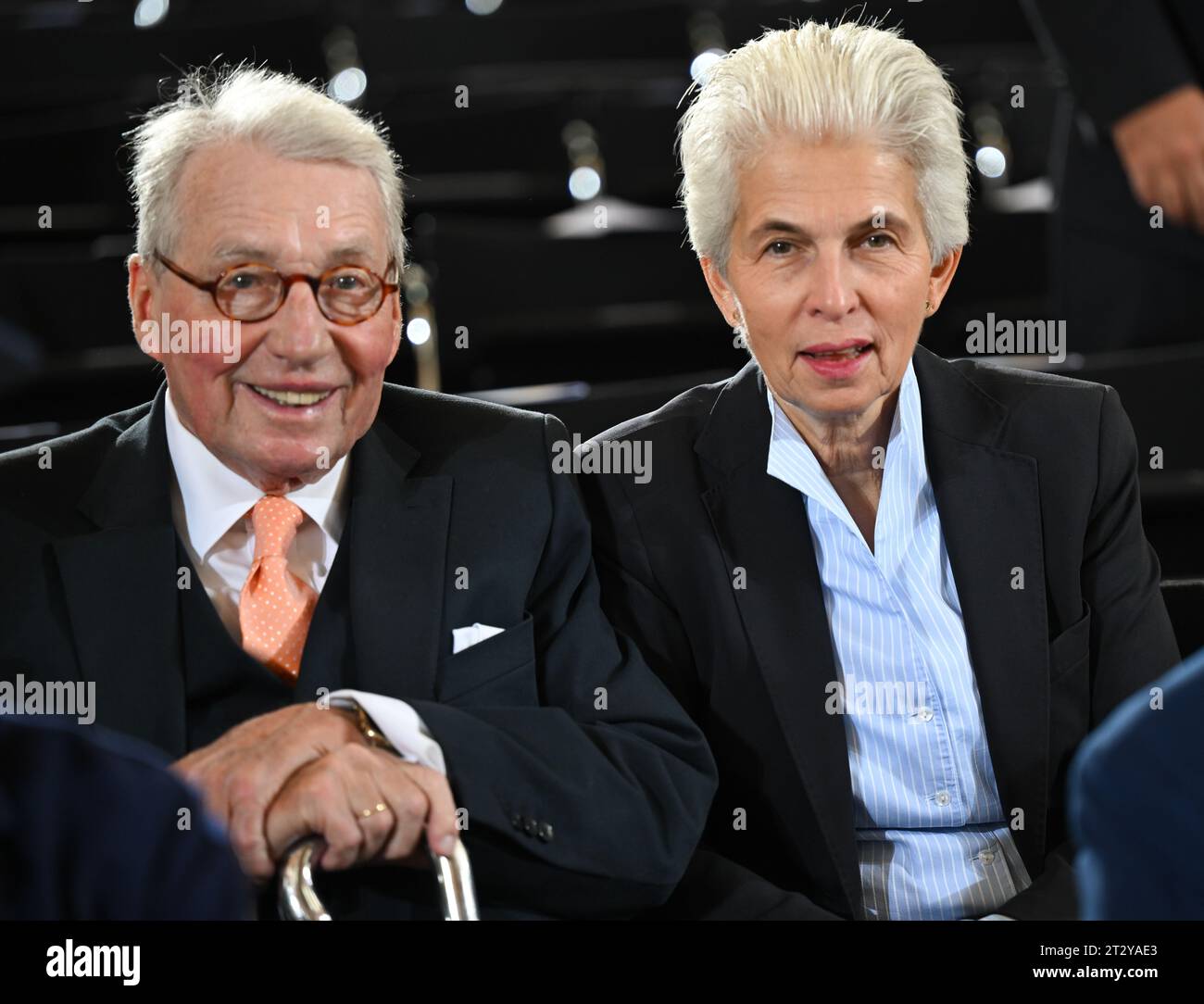 22 October 2023, Hesse, Frankfurt/Main: Marie-Agnes Strack-Zimmermann ...