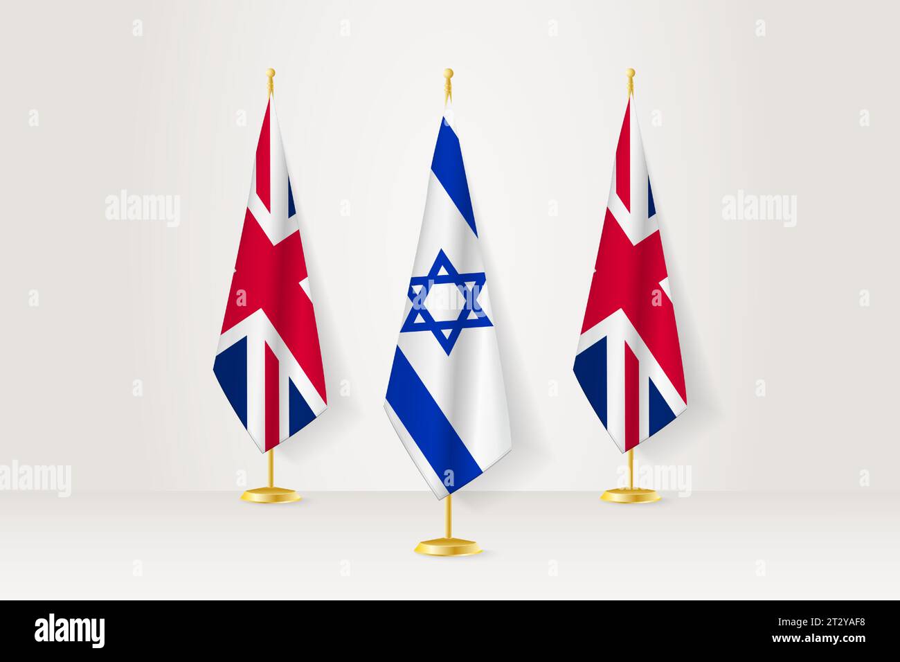 Flags united great britain israel hi-res stock photography and images ...