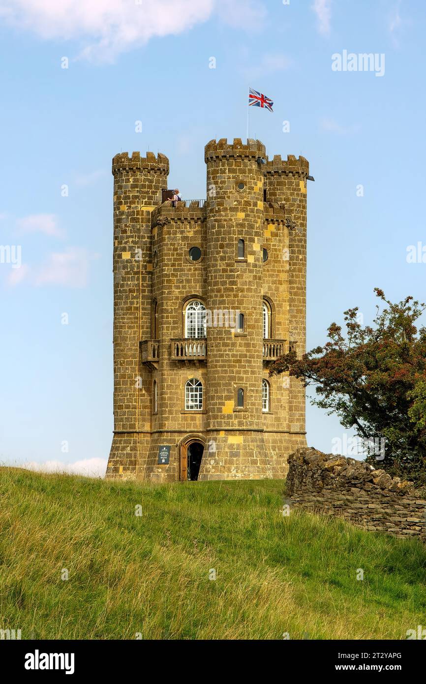 Broadway Tower, Broadway, Worcestershire, England Stock Photo - Alamy