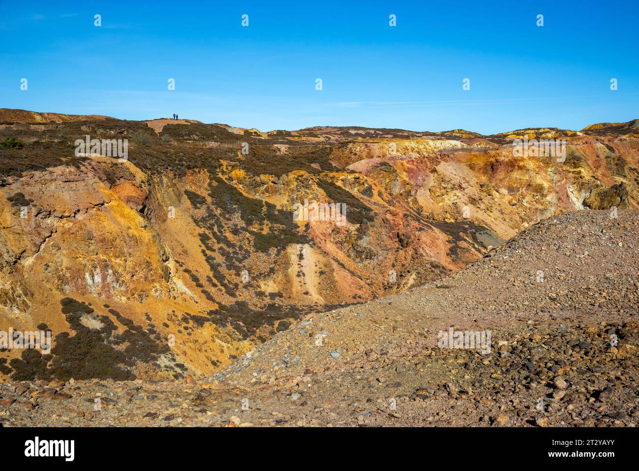 Parys Mountain Copper Mine, Amlwch, Anglesey, North Wales. An amazing ...