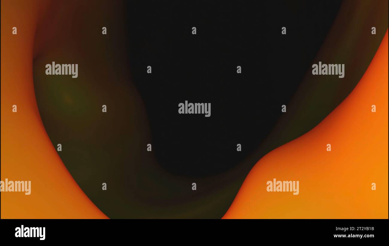 3D tunnel with moving liquid textures. Design. Abstract animation of ...