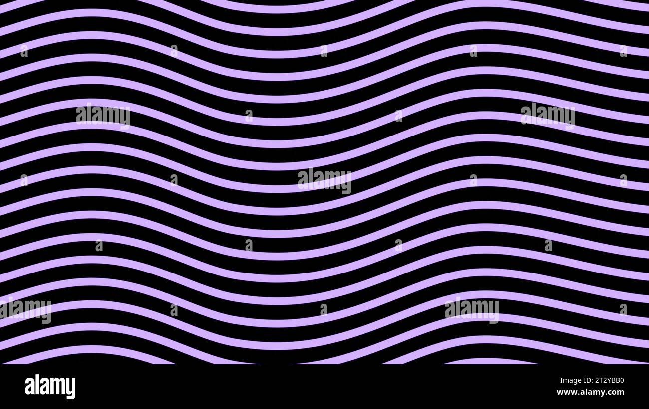 Stripes bend on black background. Design. Colored striped background ...