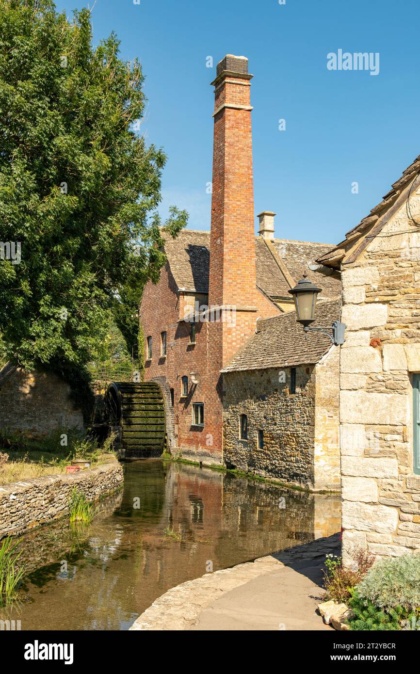 The Mill Museum, Lower Slaughter, Gloucestershire, England Stock Photo ...