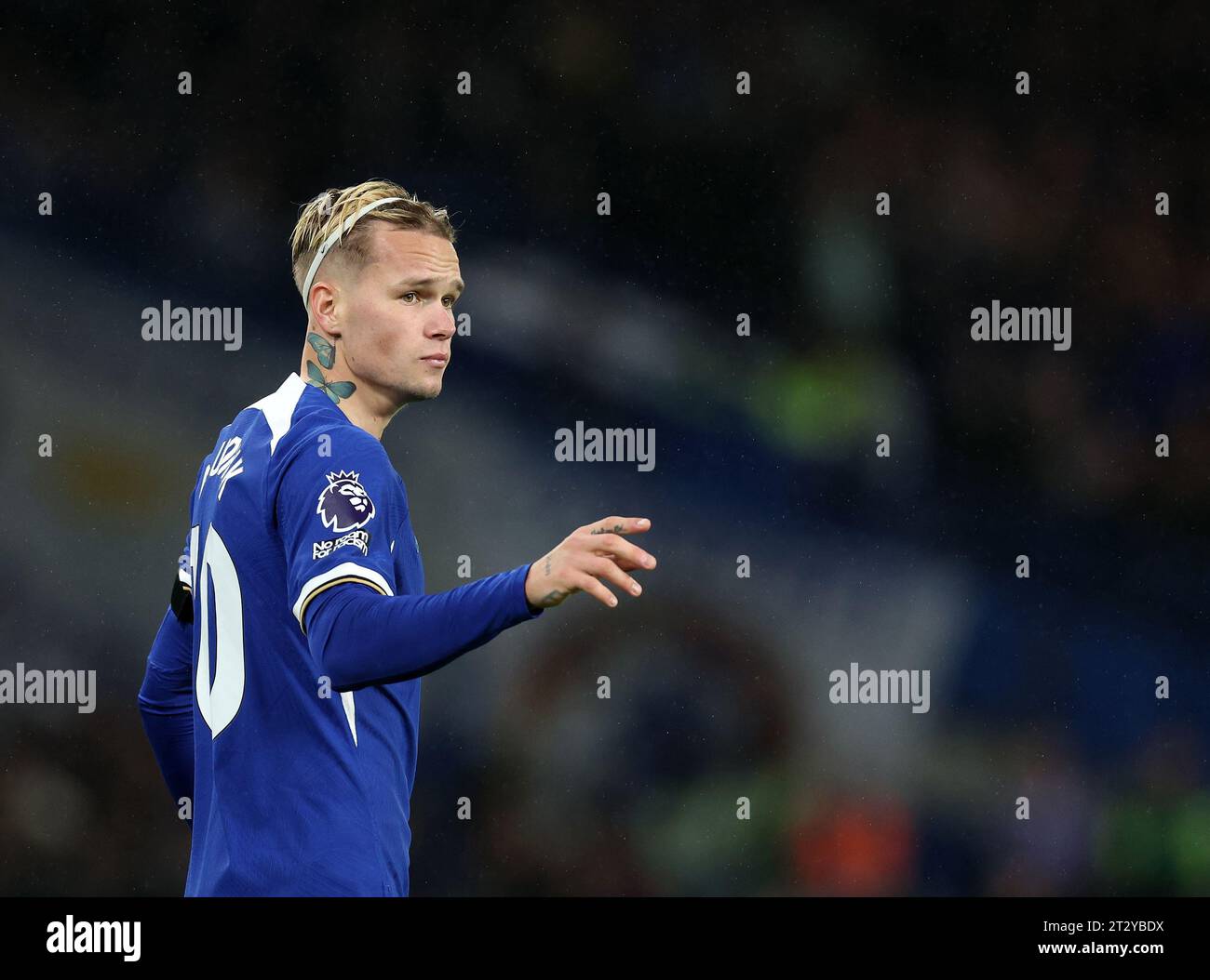 London, England, 21st October 2023. Mykhaylo Mudryk of Chelsea during ...