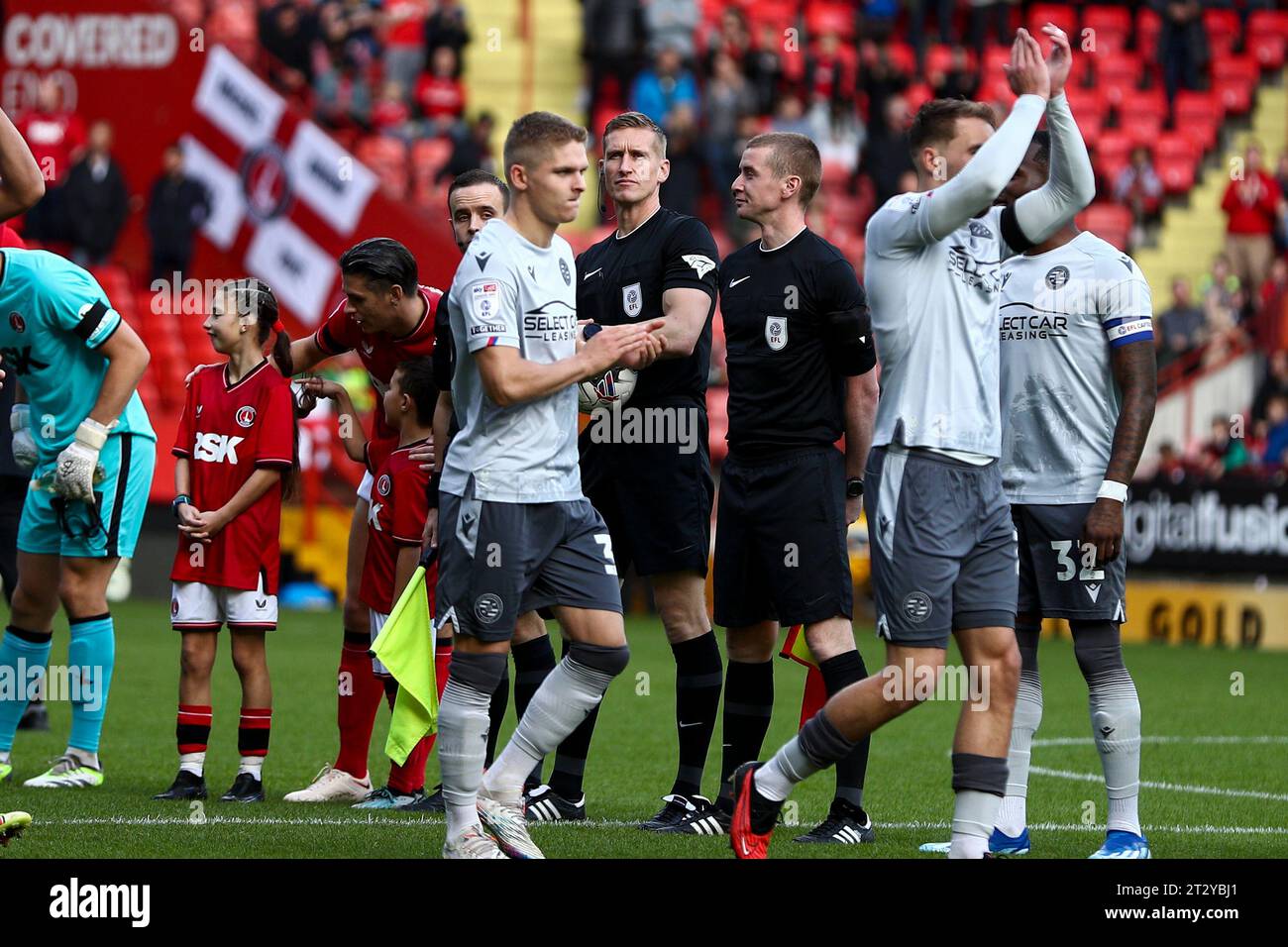 Match referee Scott Oldham during the Sky Bet League 1 match between ...