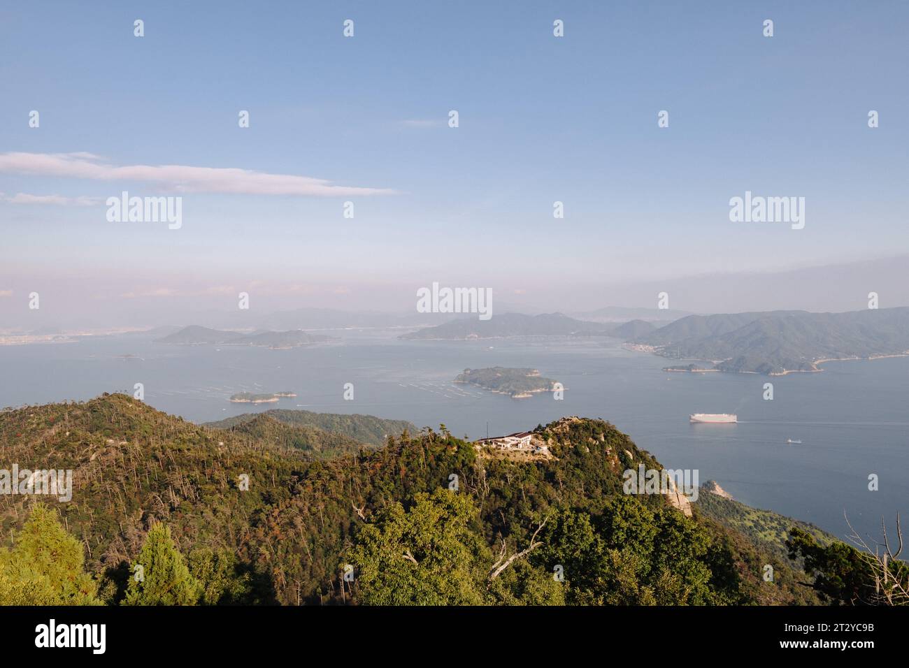 Views from the Mount Misen Observatory on Miyajima (Itsukushima) Island ...