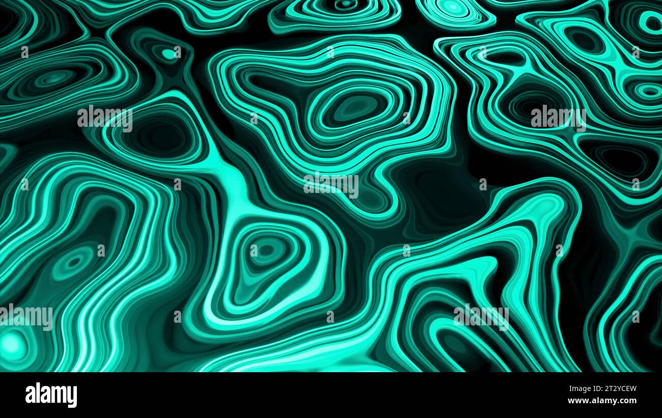 Bright moving liquid with marble pattern. Design. Beautiful 3D pattern ...