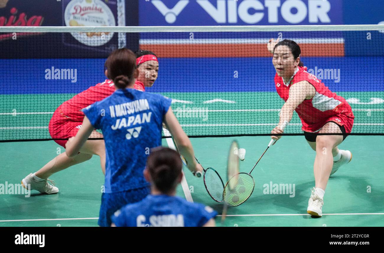 Chen Qing Chen L And Jia Yi Fan From China In Action Against Nami Matsuyama And Chiharu Shida