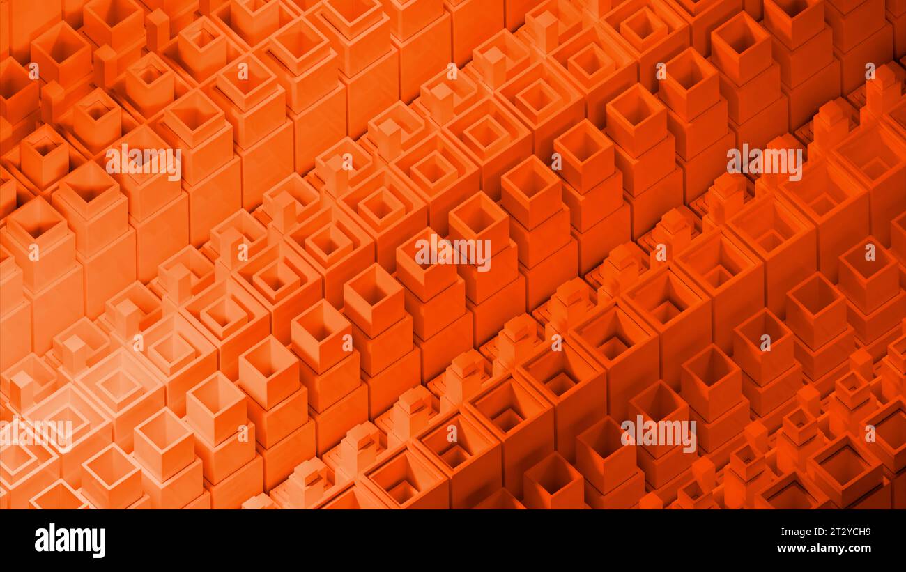 Animated red color 3d mesh hi-res stock photography and images - Alamy