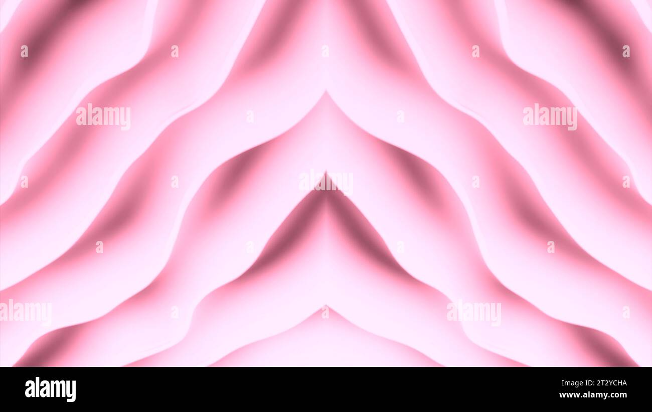 Soft pink and blue stripes. Design. Light thick strips made in 3d ...