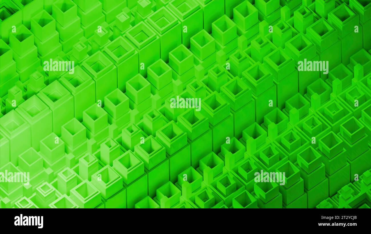 Green and turquoise bright backgrounds. Design. Bright lines of squares ...