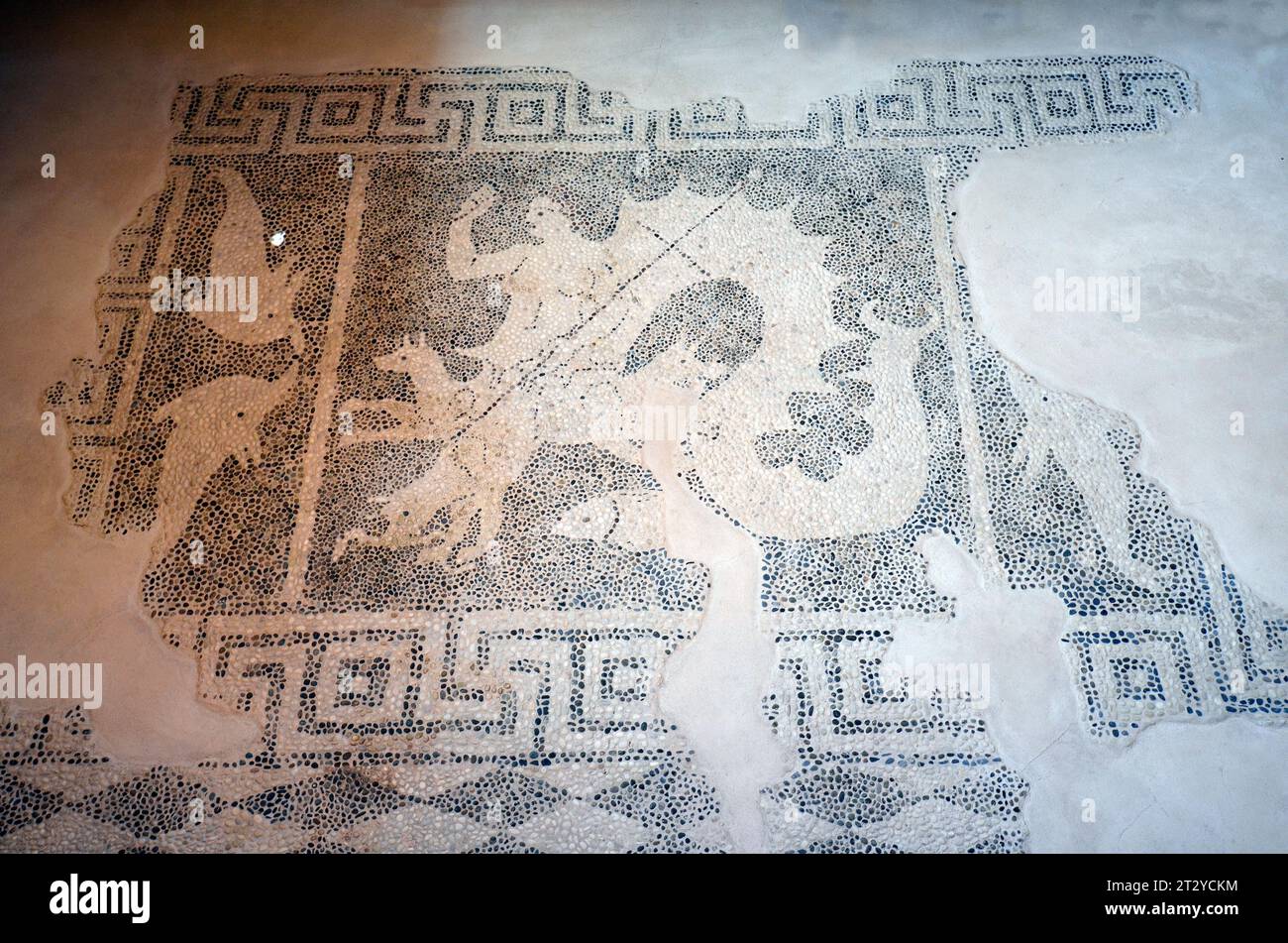 Paphos, Cyprus - September 27, 2023: Archaeological Park of Kato Paphos ...