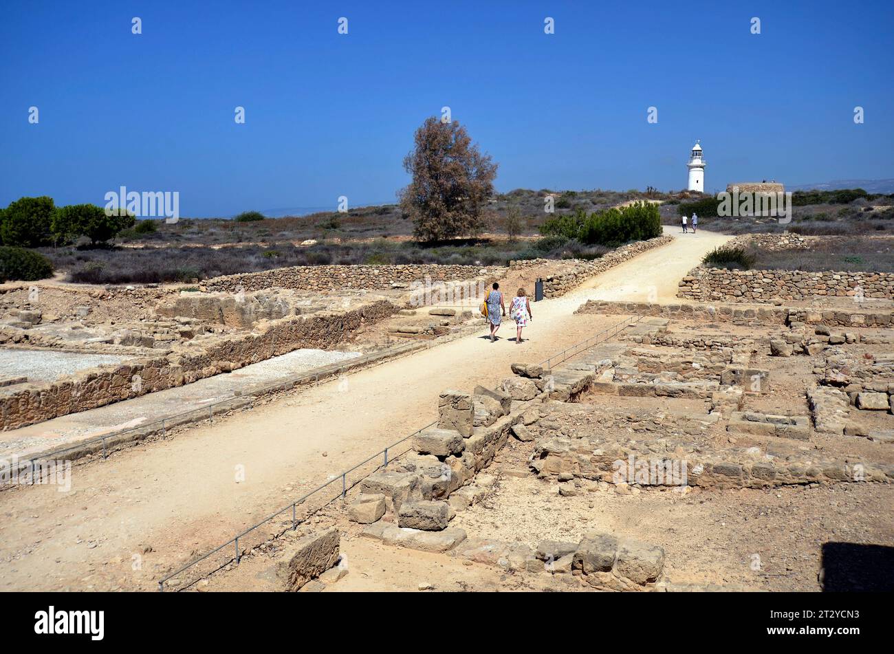 Paphos, Cyprus - September 27, 2023: Archaeological Park of Kato Paphos ...