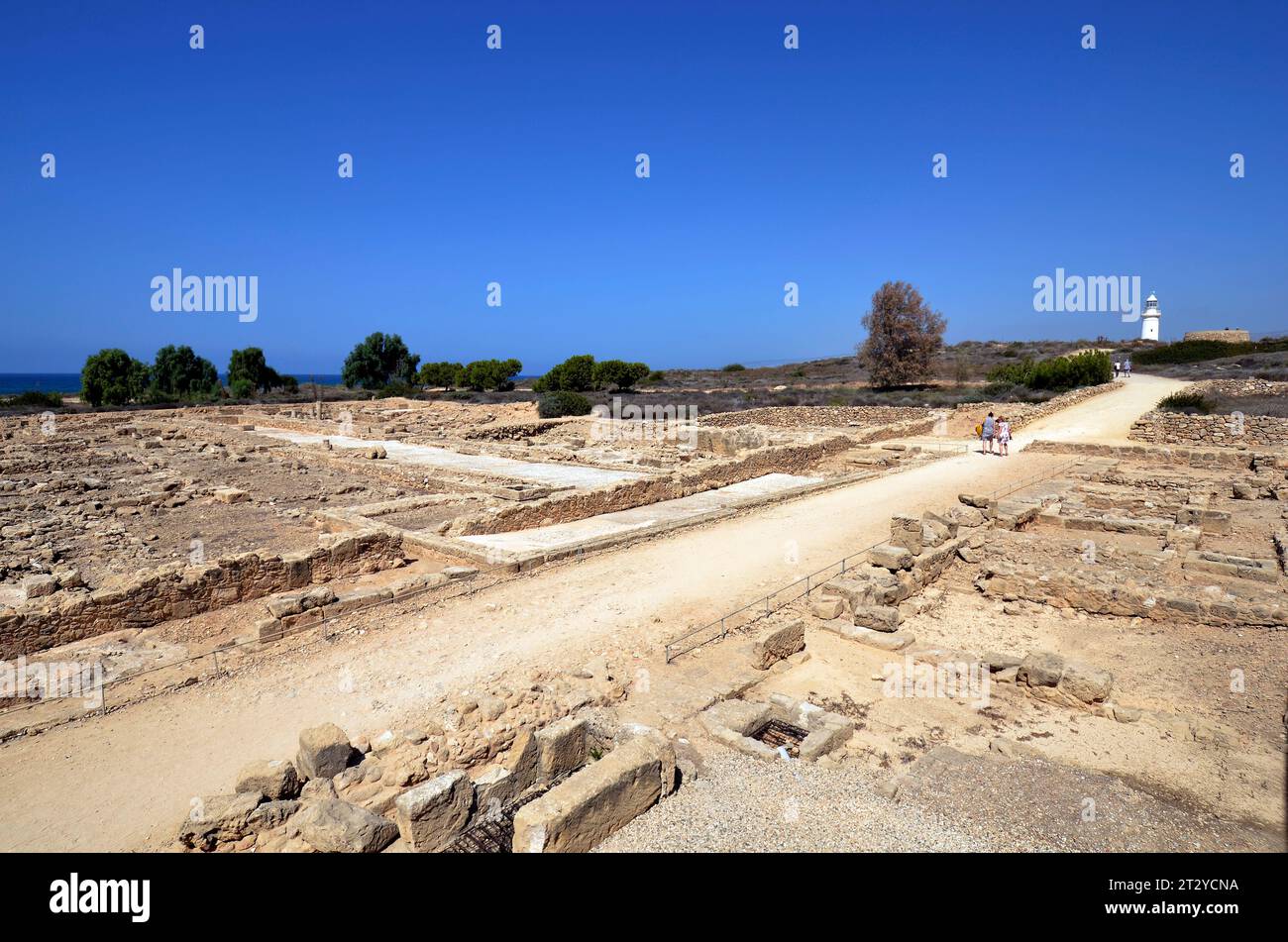 Paphos, Cyprus - September 27, 2023: Archaeological Park of Kato Paphos ...
