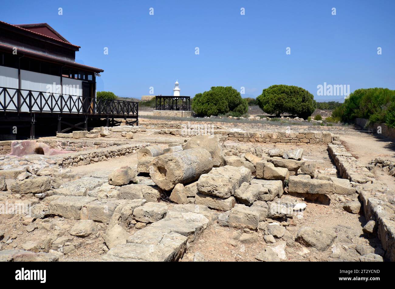Paphos, Cyprus - September 27, 2023: Archaeological Park of Kato Paphos ...