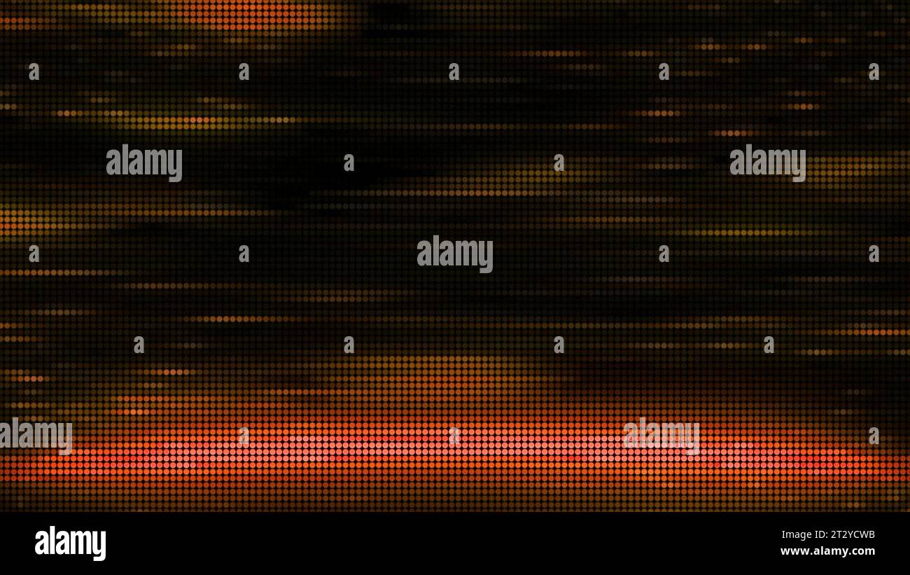 Pixel background with moving color spots on black background. Motion ...