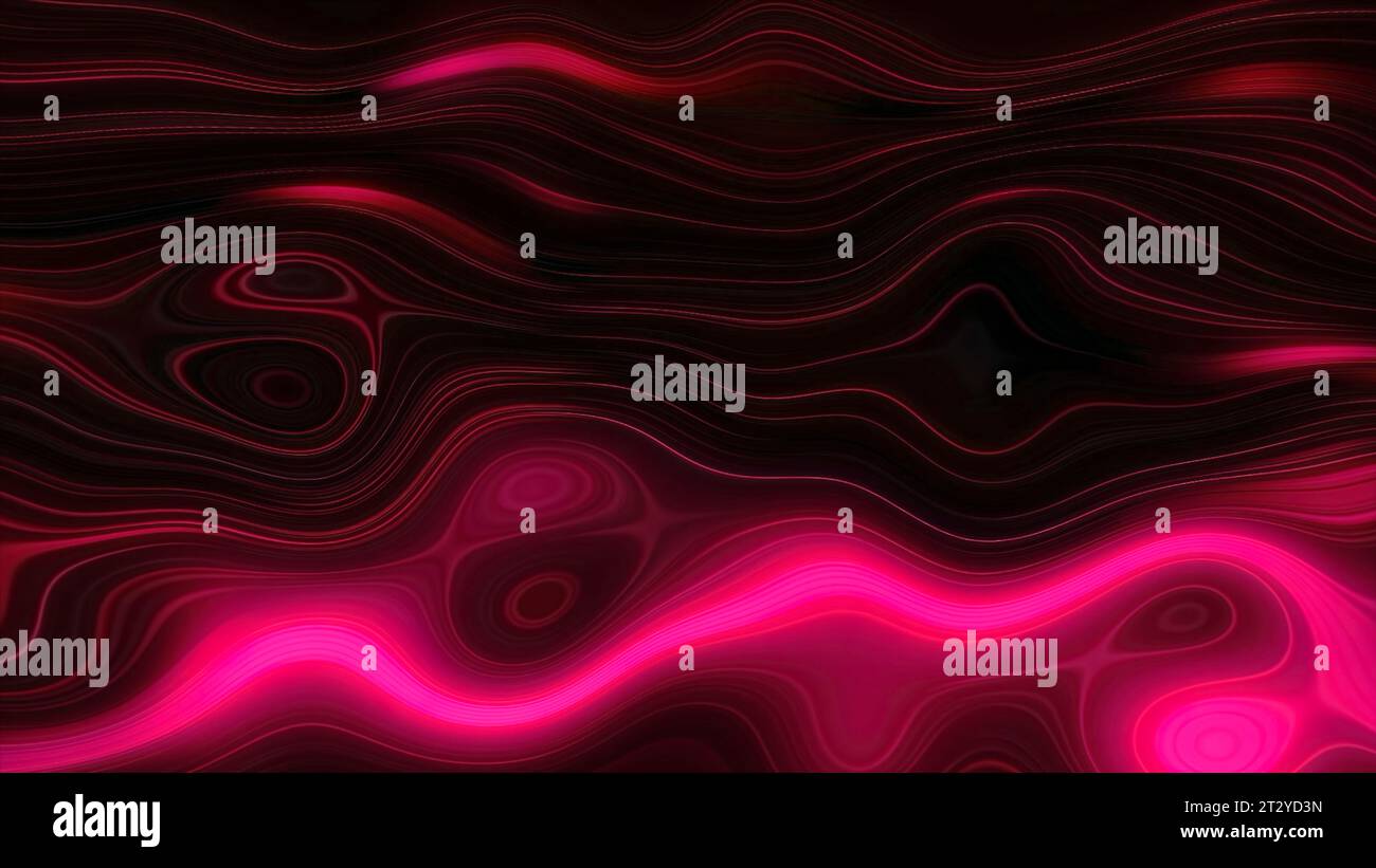 Pulsating neon pattern with curved lines. Motion. Bright neon flashing ...