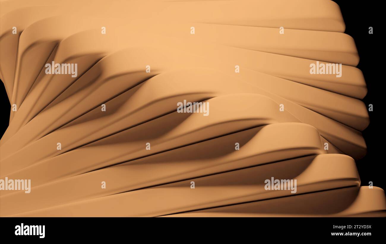 Rotating 3d spiral of geometric lines. Design. 3D rotating spiral ...