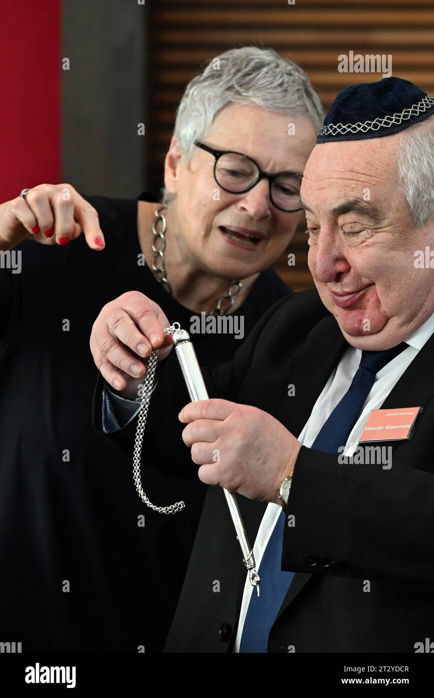 22 October 2023, Saxony-Anhalt, Dessau-Roßlau: Inauguration of the ...